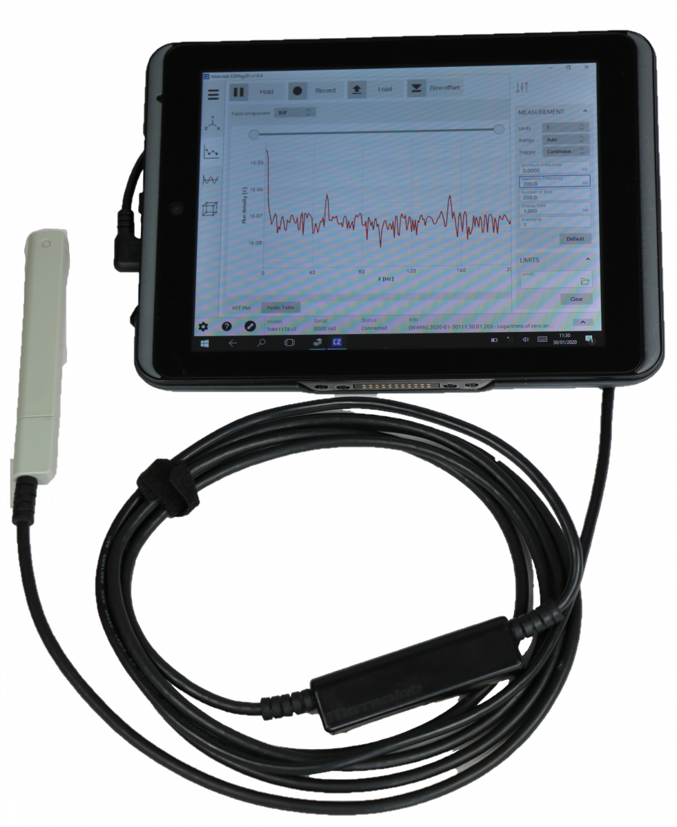 Ultra compact 3-axis Hall effect Gaussmeter by Metrolab Technology SA